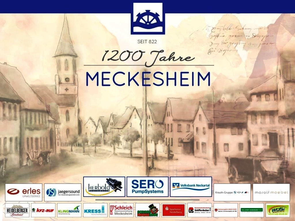 Meckesheim in der finalen Planung der 1200 Jahr - Feierlichkeiten ...